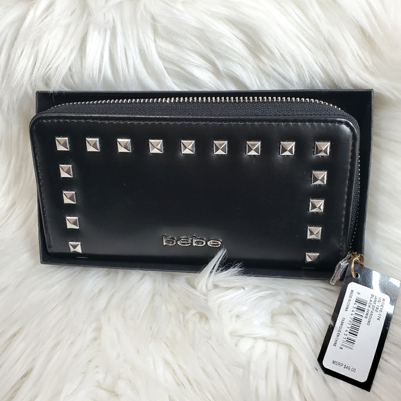 bebe | Bags | Bebe Jane Zip Around Wallet | Poshmark